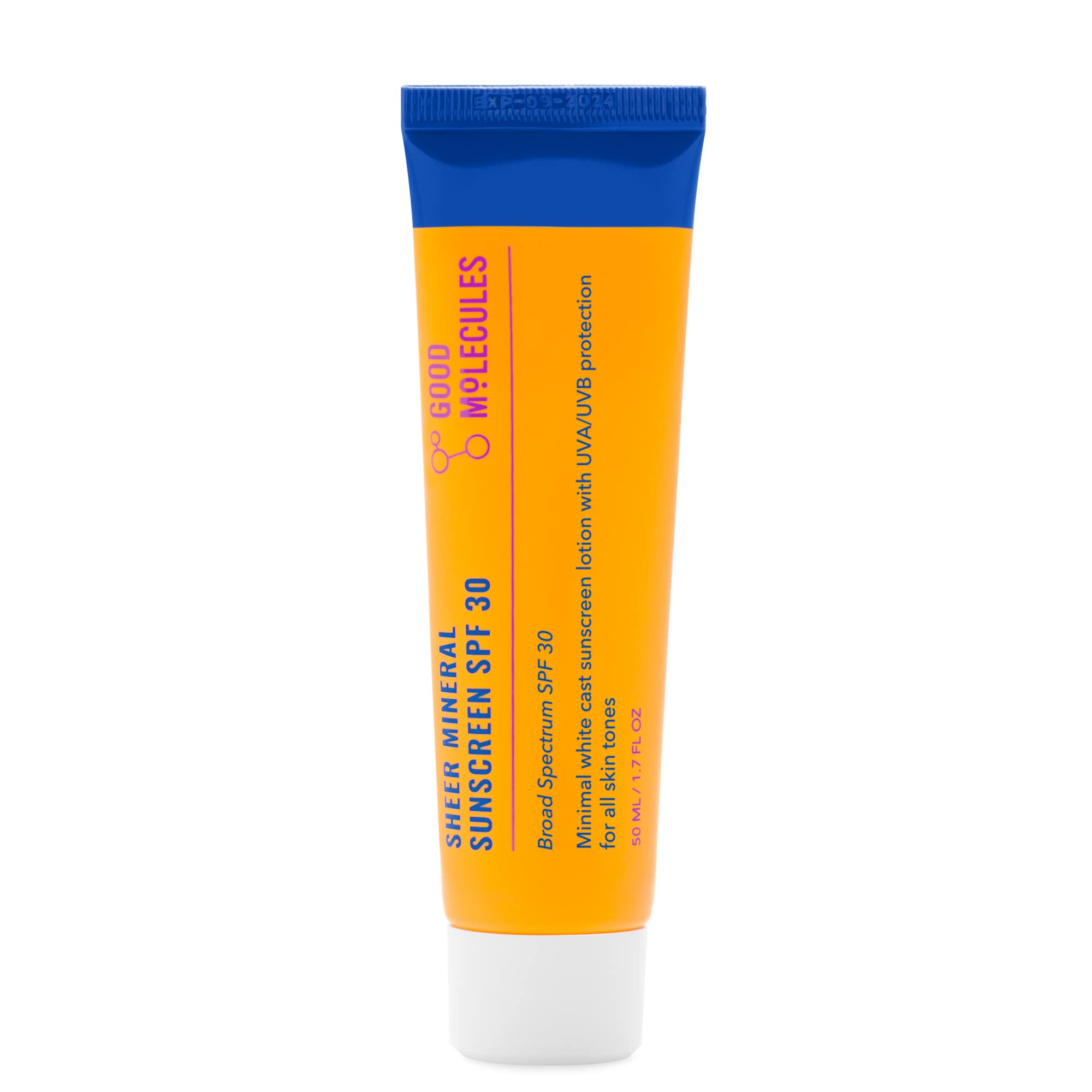 GOOD MOLECULES | Sheer Mineral Sunscreen – Crème Solaire Minérale SPF ...